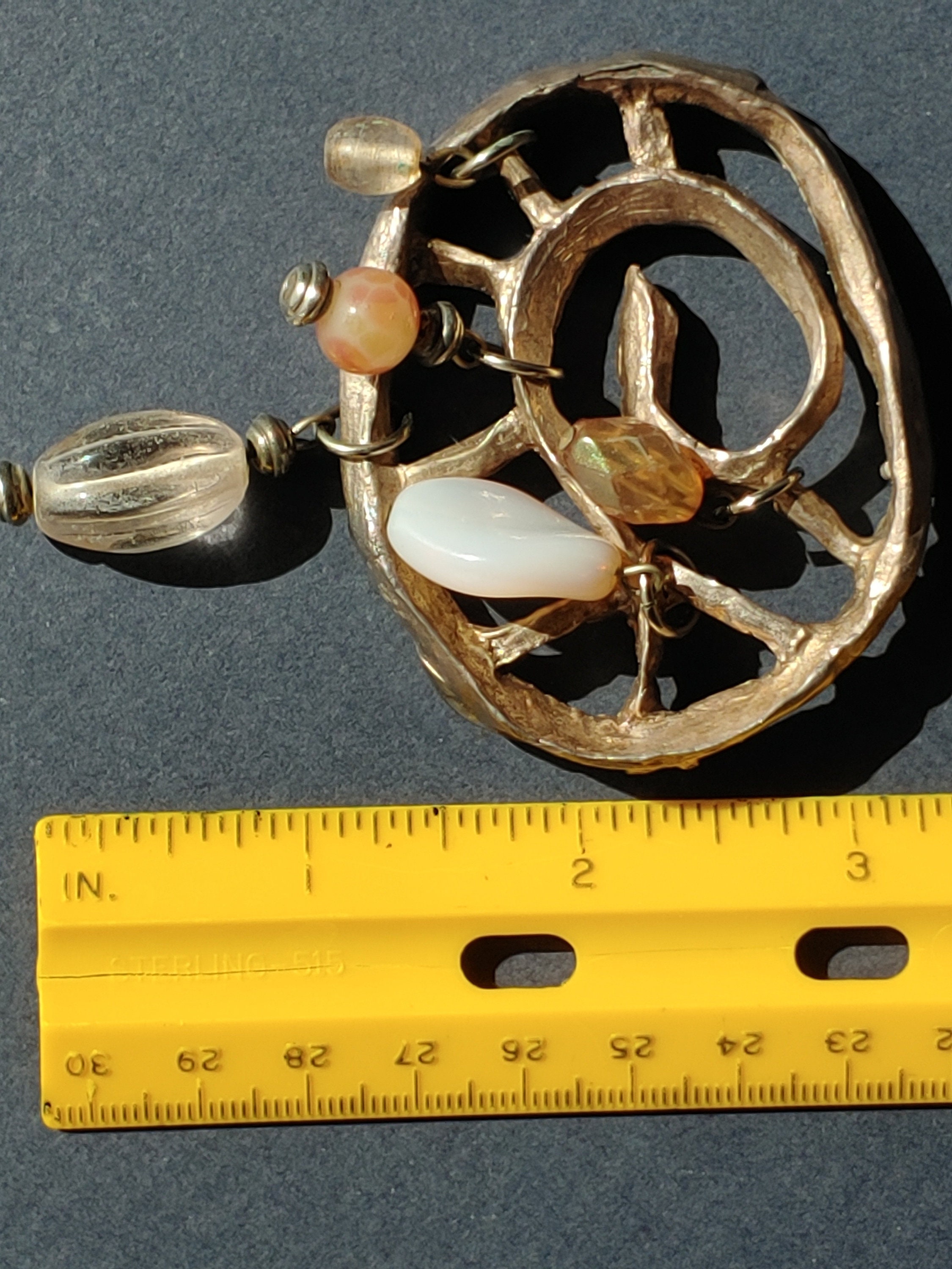 Kate Hines Silver Brooch - Etsy