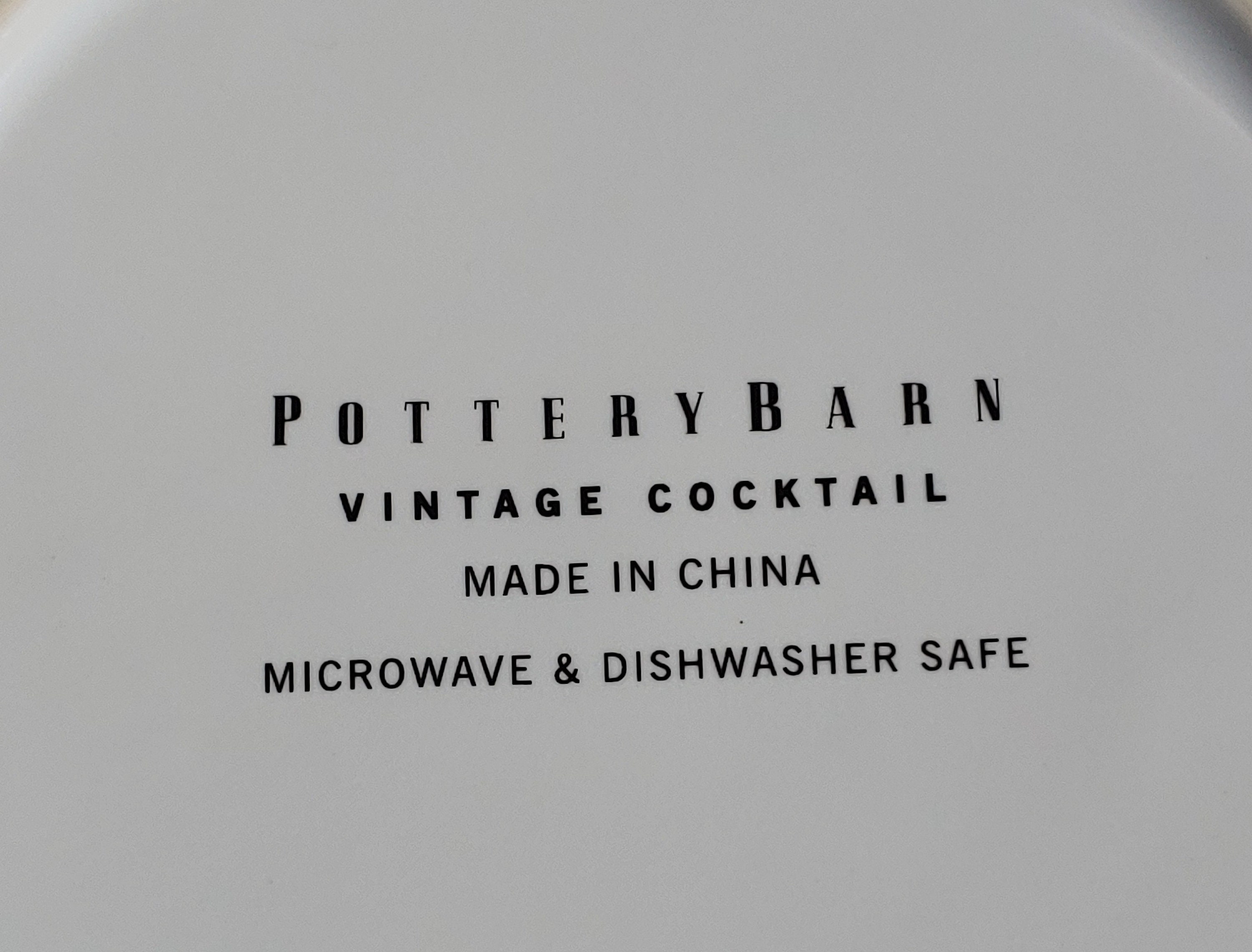 Cocktail Themed Luncheon/snack "drink Plates. - Etsy