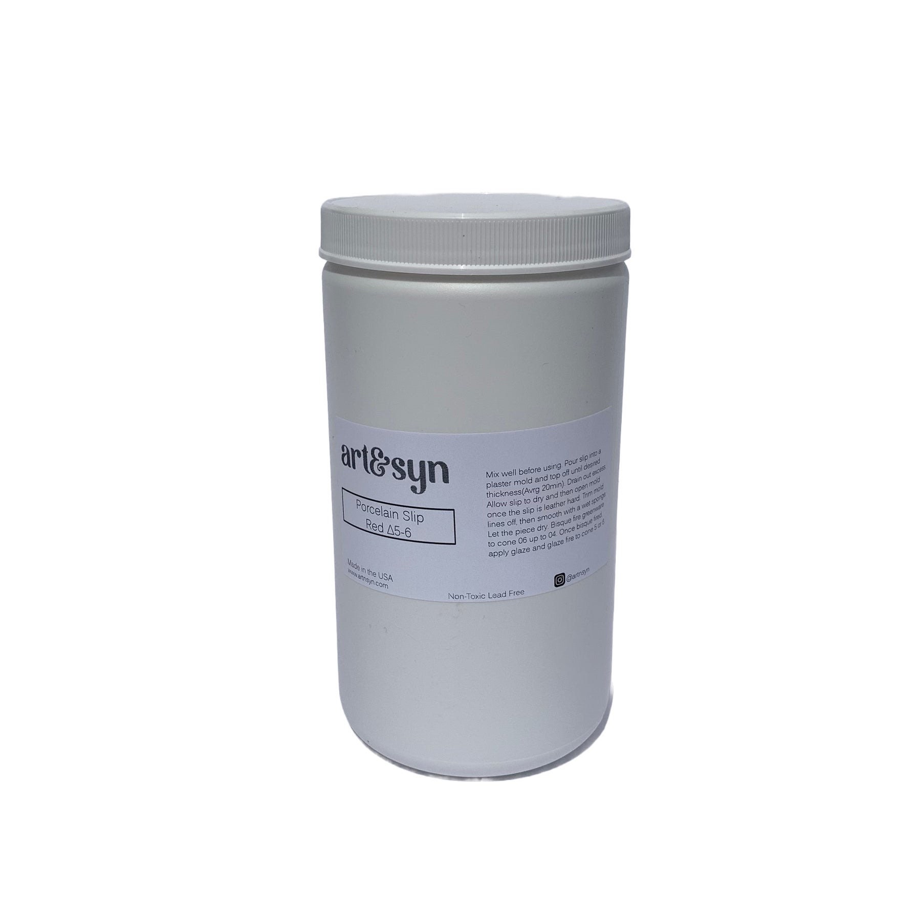 Red Porcelain Slip Cone 5-6 for Pottery, Ceramic Casting, Slip Trailing ...