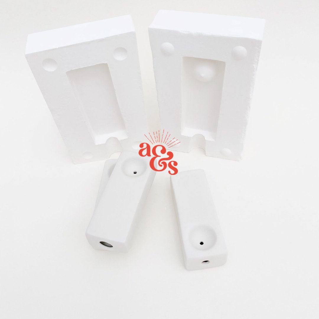 Ceramic Rectangle Pipe Plaster Mold - Etsy