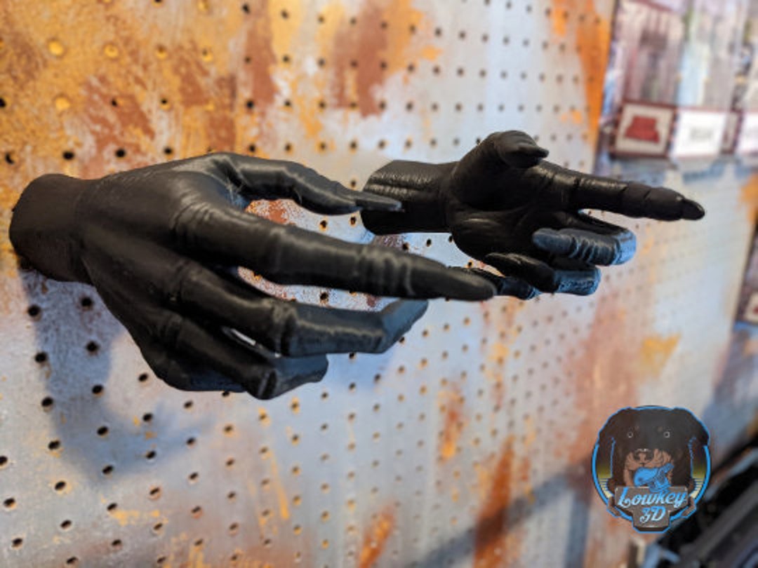 Pair Life Sized Curled Demon /witch Hand | Wall Décor| Jewelry Holder ...