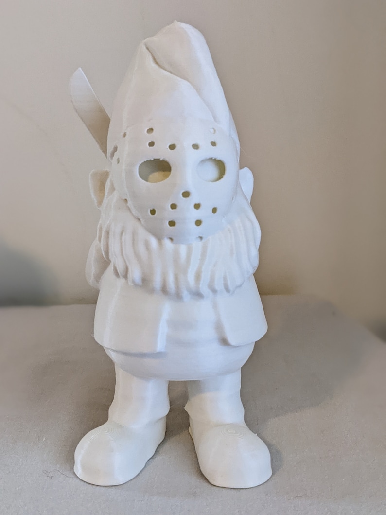 3D Printed Friday the 13th Jason Garden Gnome - Etsy