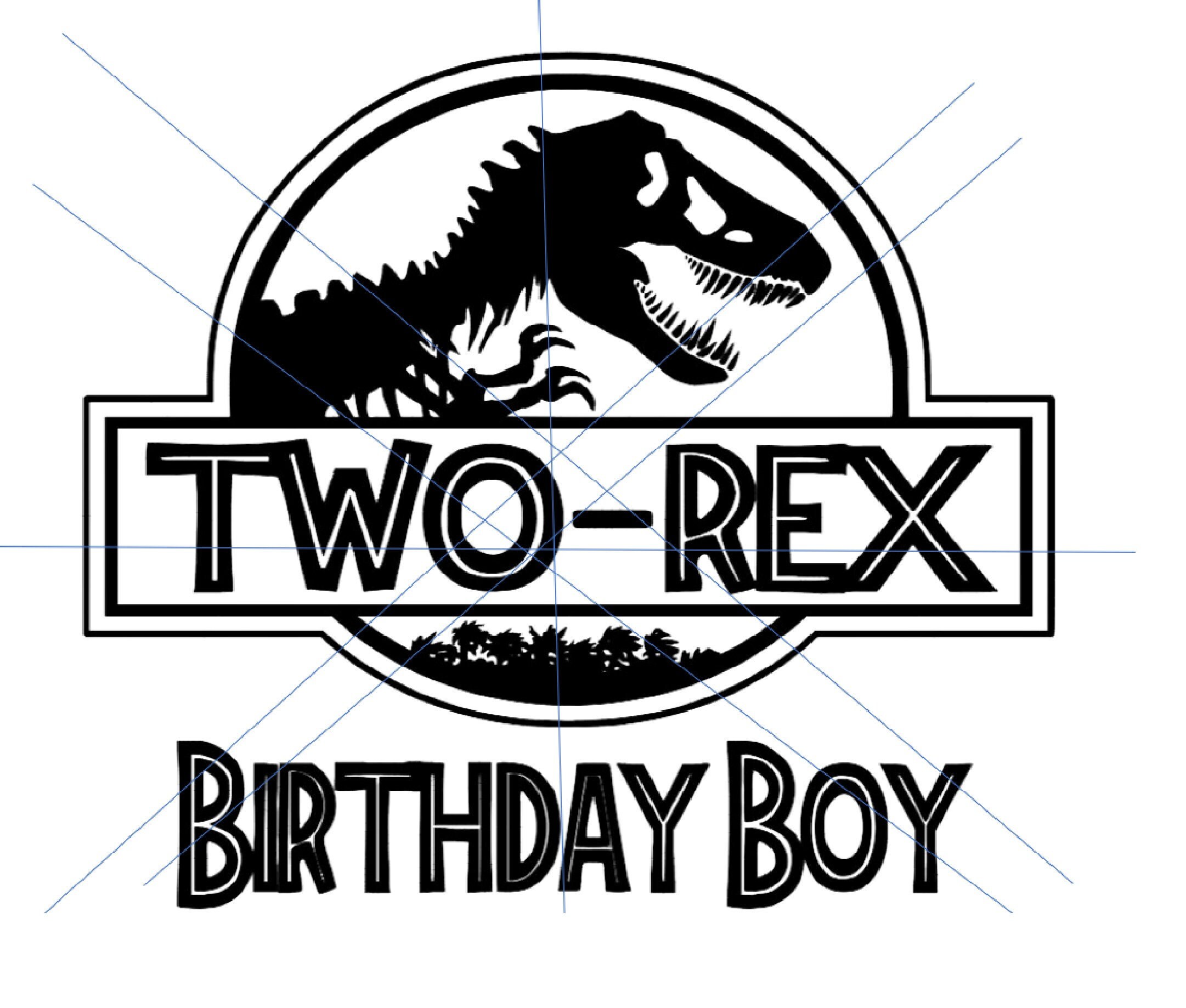 Two-Rex 2 rex SVG PNG Two Rex Svg Two-a-Saurus Birthday | Etsy Österreich