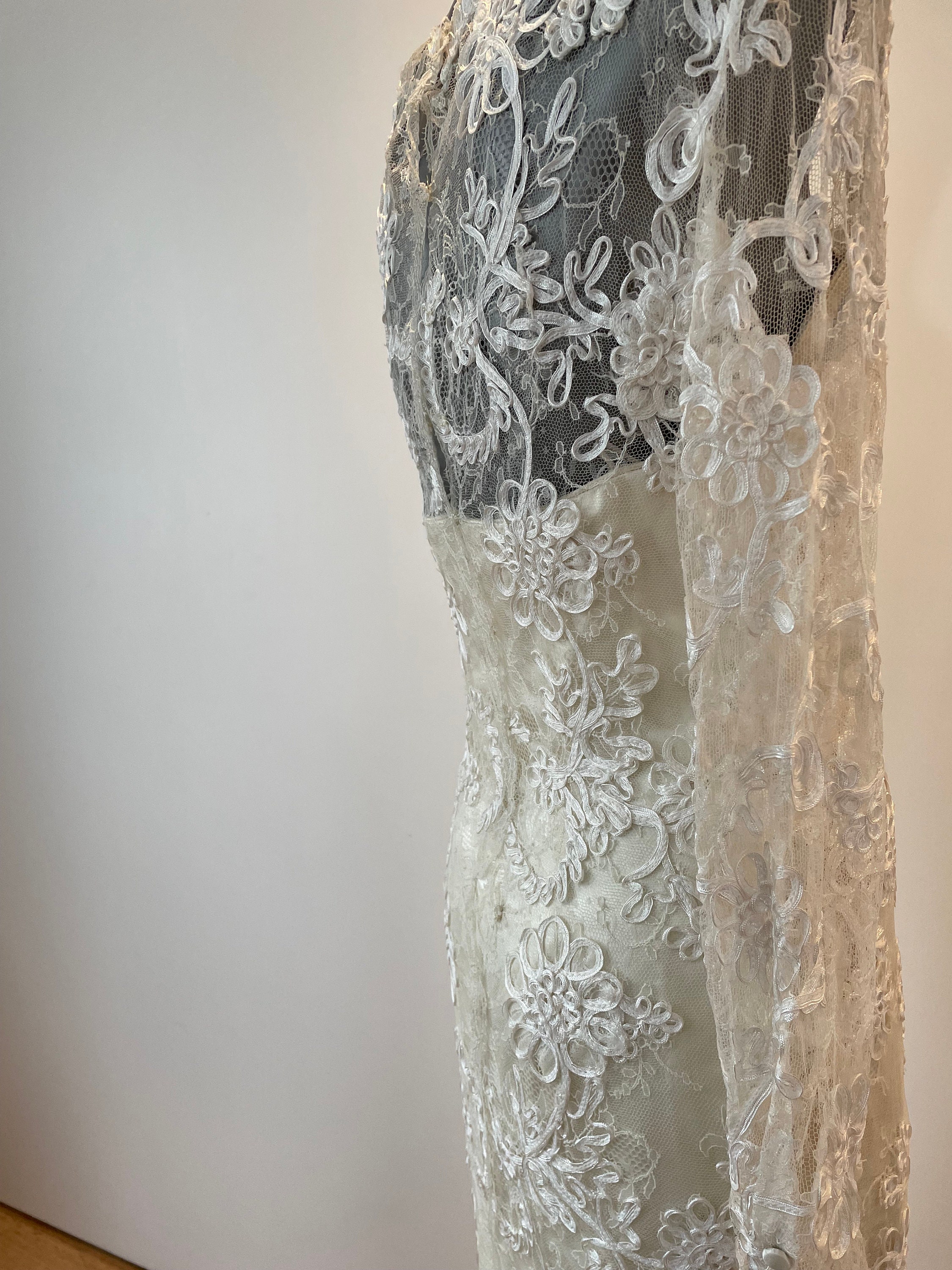 Caroline Holmes Ivory Corded Lace Over Duchess Satin Bustier Straight ...