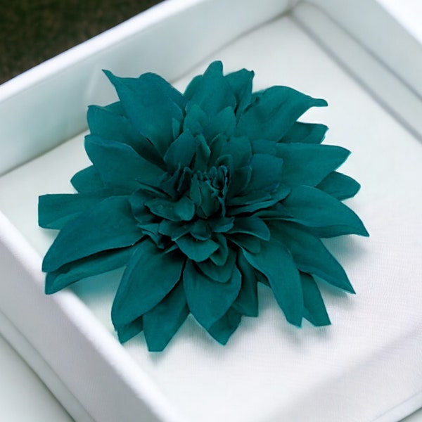 Fabric Flower Pin - Etsy