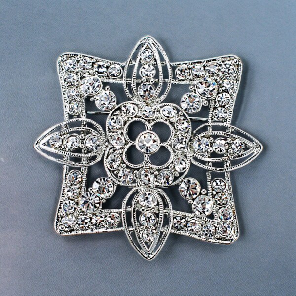 Square Brooch - Etsy