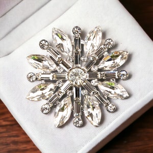 Crystal Brooch Pin, Formal Sparkling Jewelry, Elegant Accessories ...