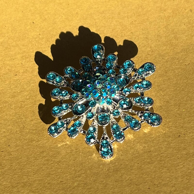 Turquoise Brooch - Etsy