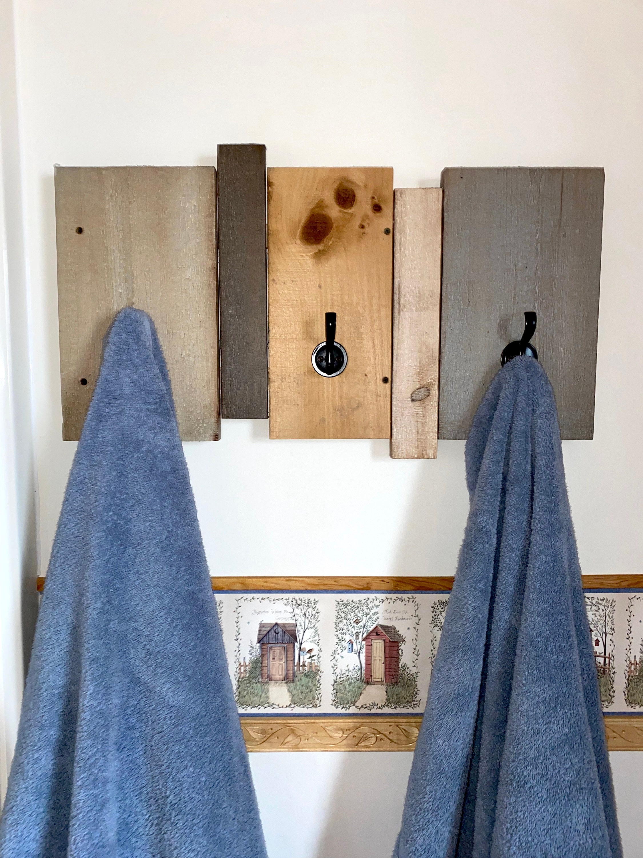 Coat Rack, Towel Rack, Spalted Curly Maple - Etsy
