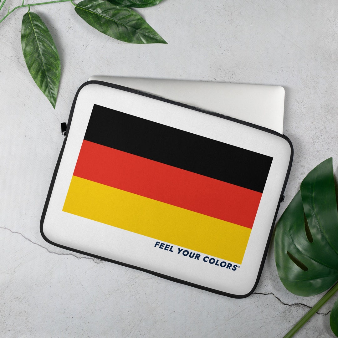 German Flag Laptop Sleeve: Water-resistant Neoprene Case - Etsy