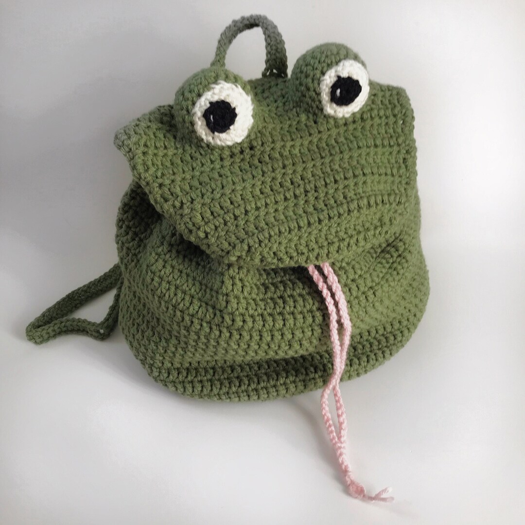 Crochet Frog Backpack Pattern PDF Download| Crochet Pattern, Fun ...