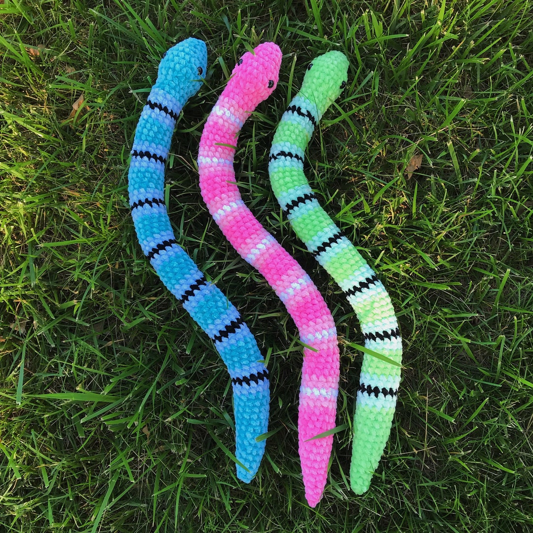Crochet Snake Pattern PDF Download| Crochet Pattern, Snake Toy, Crochet ...