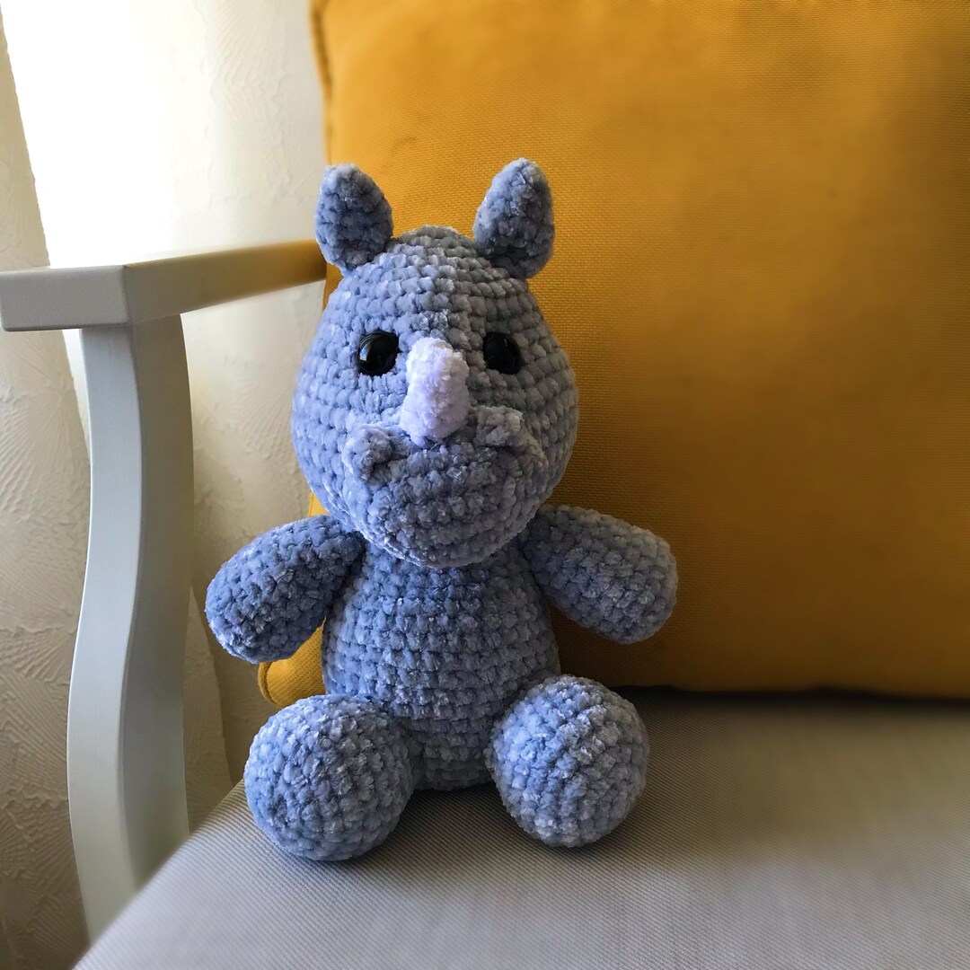 Crochet Rhinoceros Pattern PDF Download| Rhino Pattern, Crochet ...