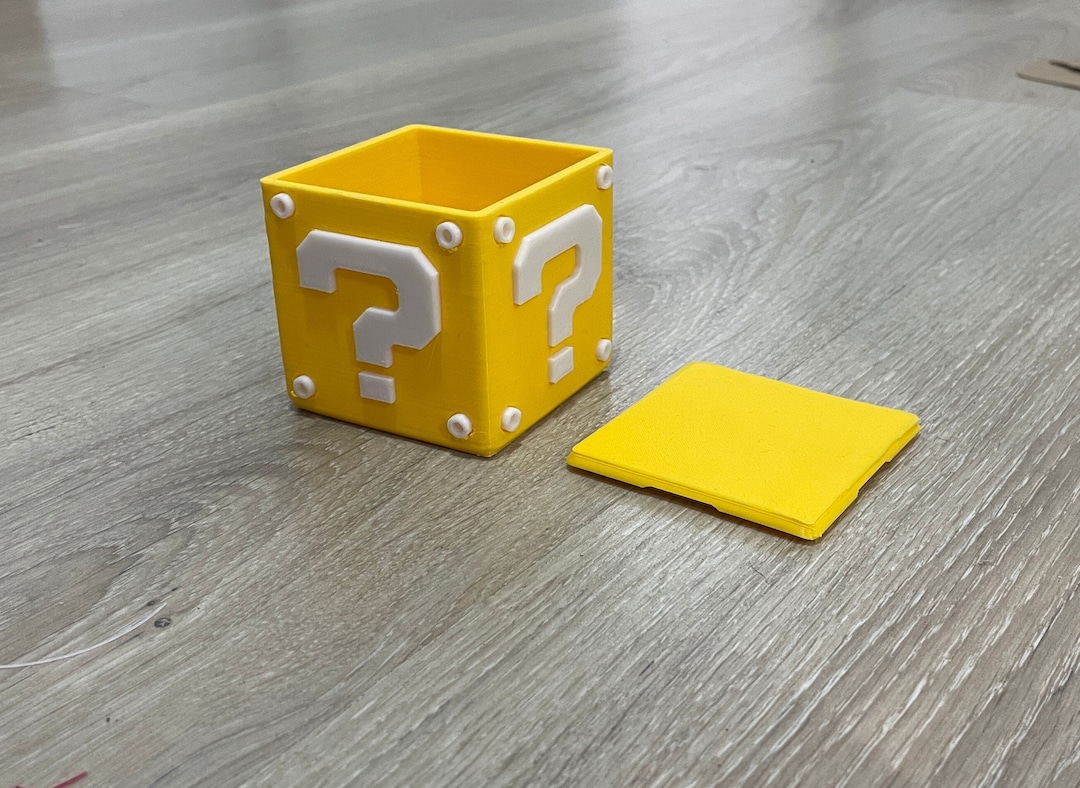 Super Mario Question Block Box - Etsy