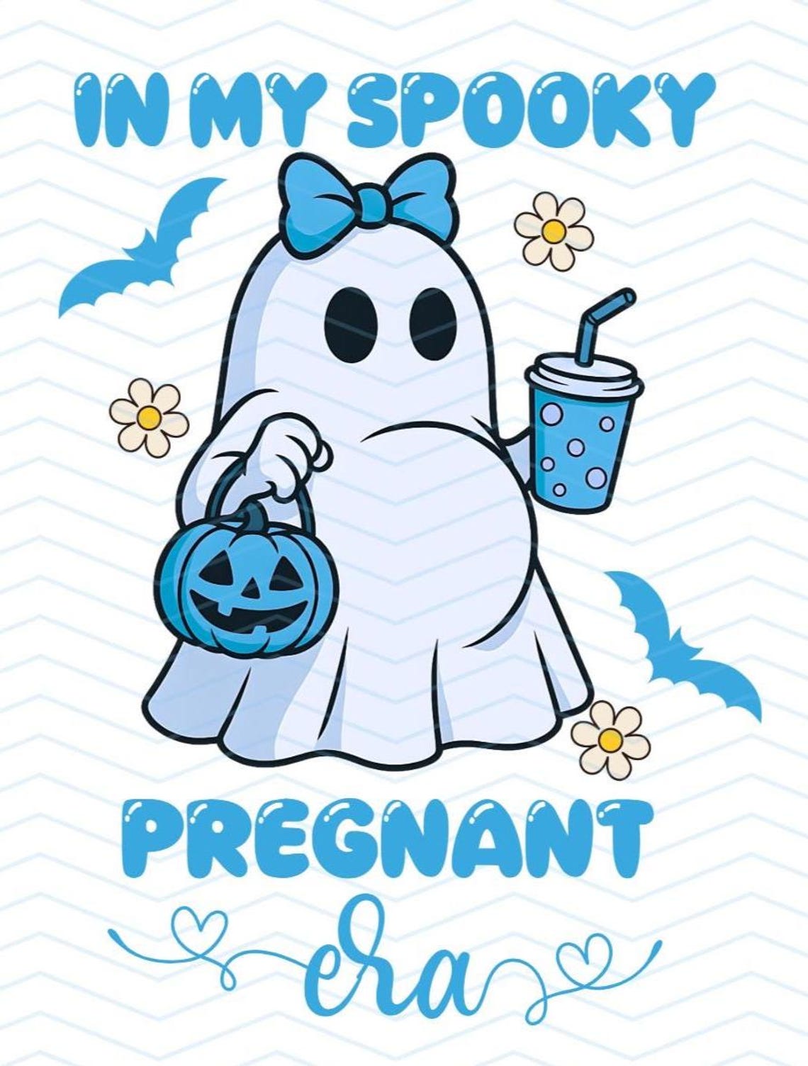 Spooky Season | Pregnant Ghost | Baby-boo | Halloween | PNG File ...