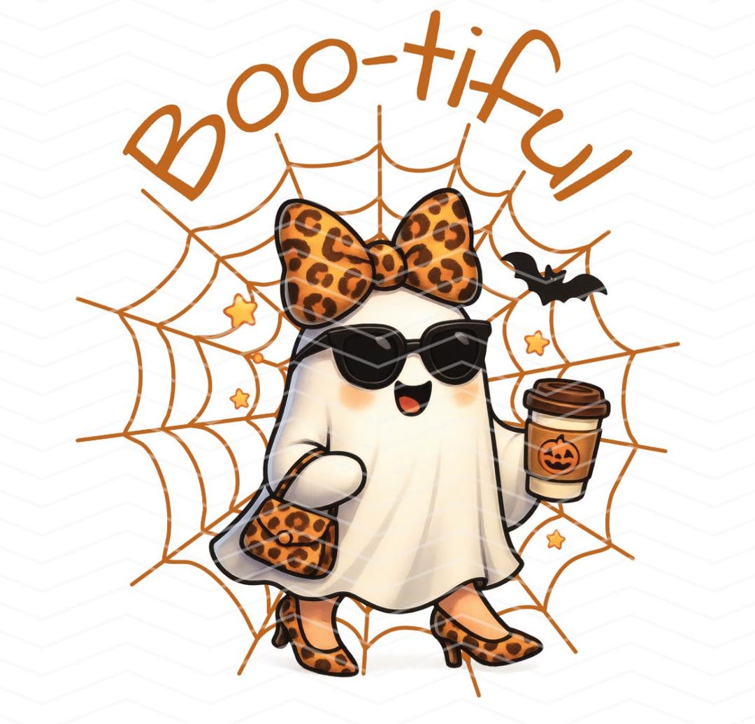 Boo-tiful Ghost PNG | Digital File | Halloween | Boo | Cute Ghost ...