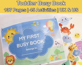 Busy Book Printable, Toddler Learning Binder, Homeschool Resources ...