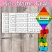 Kite Craft, Spring Craft, Rainbow Name Craft, Back to School ...