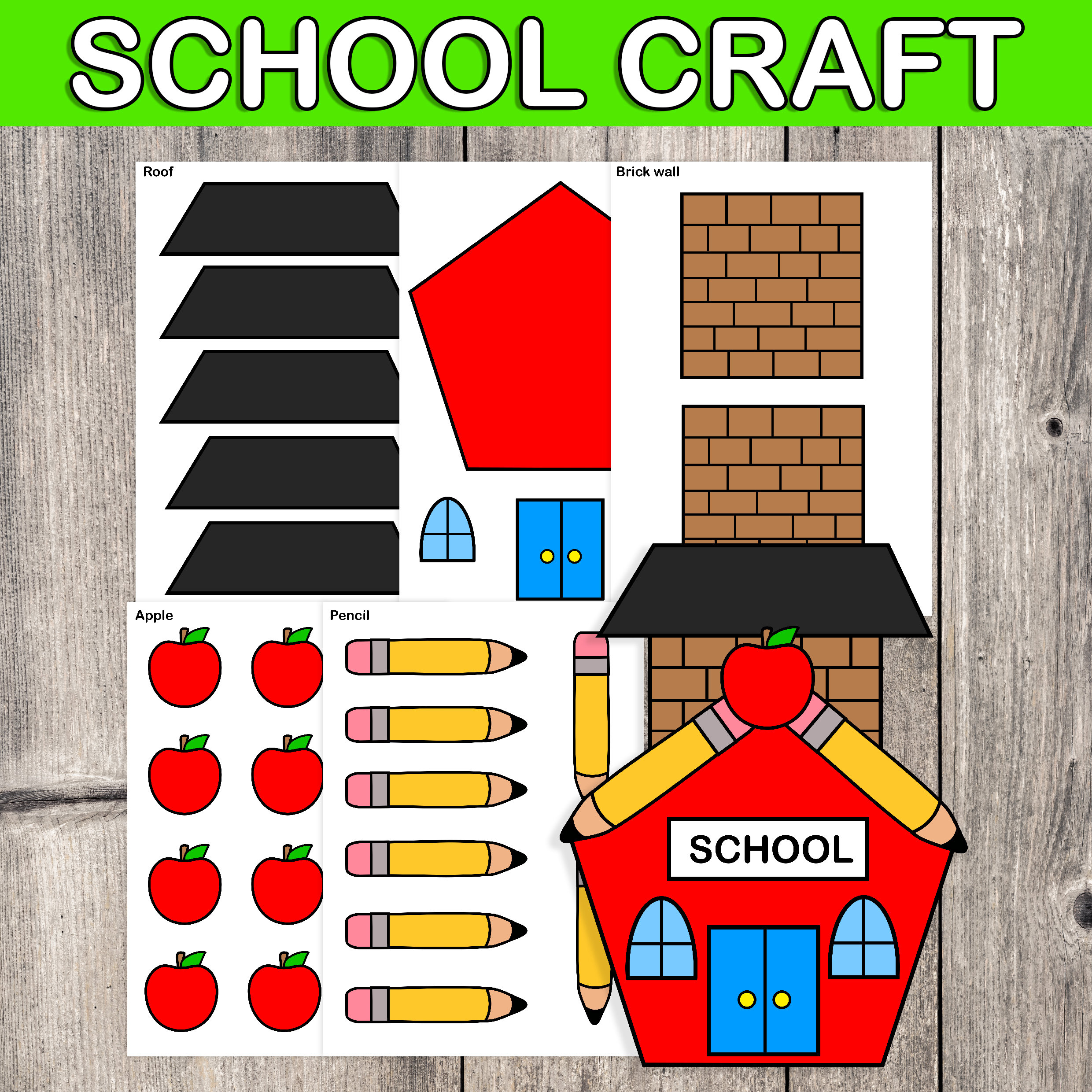 Back to School Craft, Back to School Activities, Back to School ...