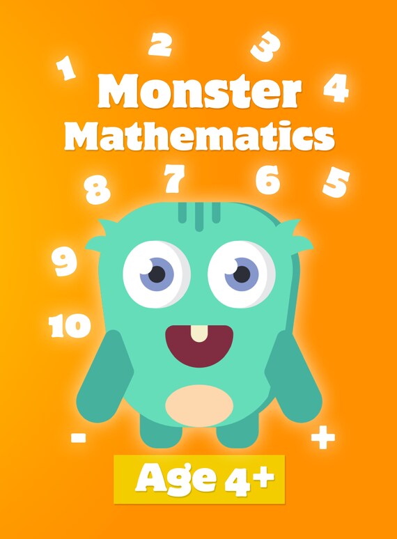 Math Activities for Kindergarten Monster Mathematics Math | Etsy