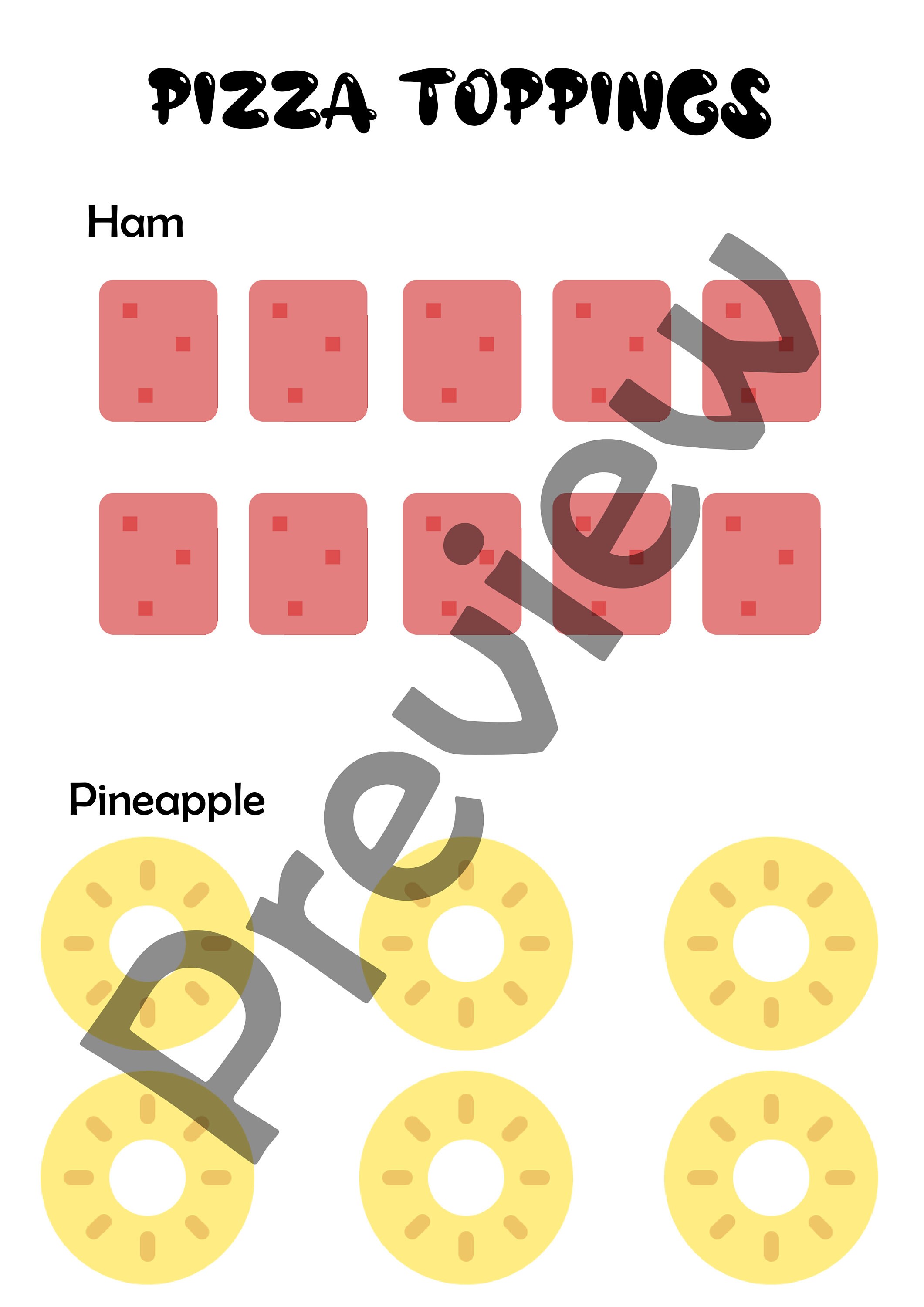 Make a Pizza Craft for Kids - Etsy