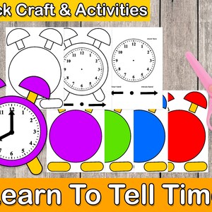 Telling Time, Telling Time to the Hour, Telling Time Practice ...