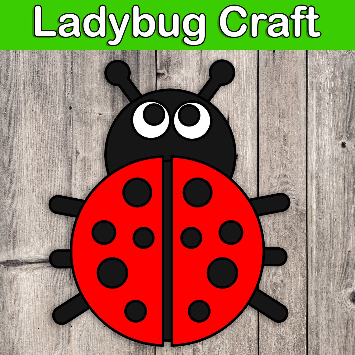 Ladybug Craft, Ladybug Life Cycle, Spring Craft Activity, Homeschool ...