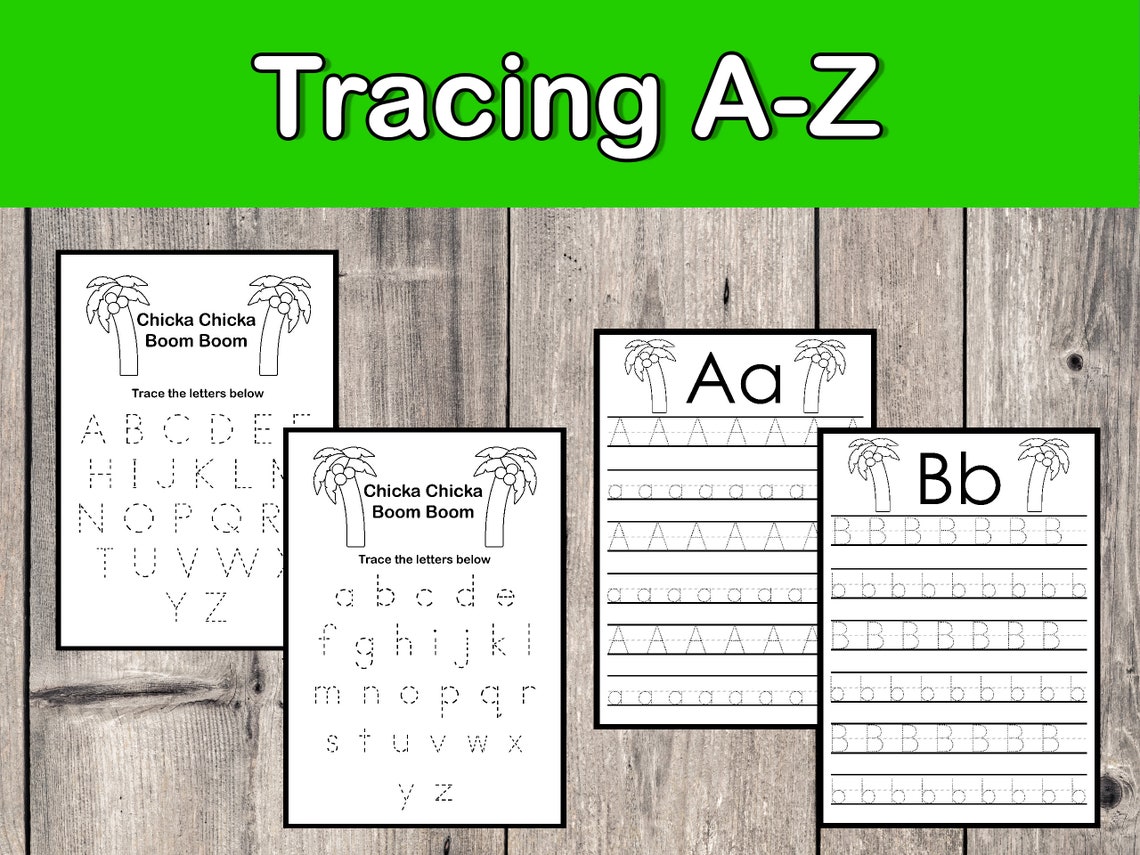 DIGITAL Chicka Chicka Boom Boom Story Companion, Name Craft ...