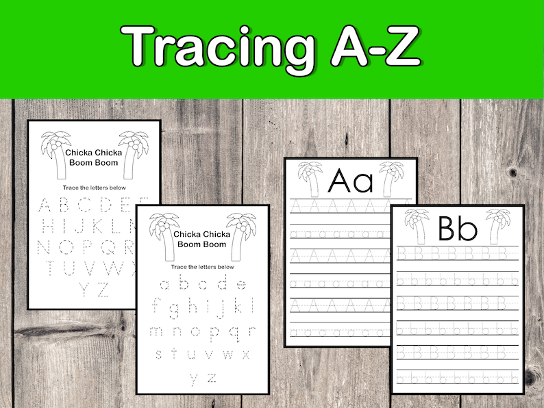 DIGITAL Chicka Chicka Boom Boom Story Companion, Name Craft ...