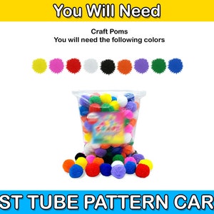 Test Tube Pattern Cards, Math Center, Pattern Task Cards, Montessori ...