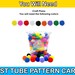 Test Tube Pattern Cards, Math Center, Pattern Task Cards, Montessori ...