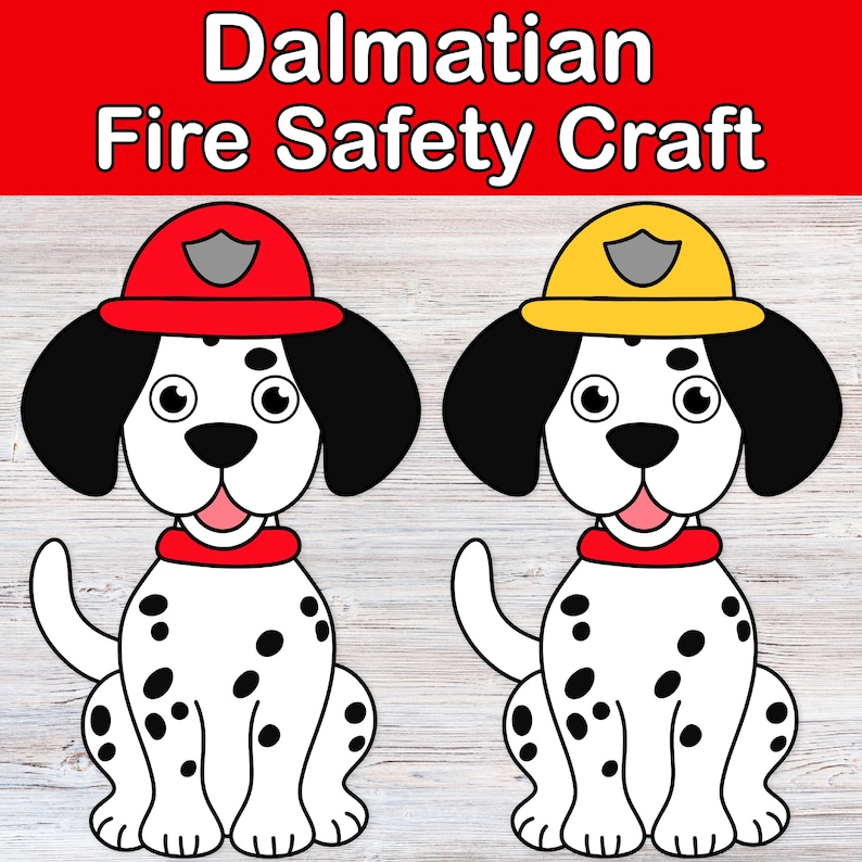 Fire Saftey Craft, Dalmatian Craft, Dog Craft, Kindergarten Activities ...