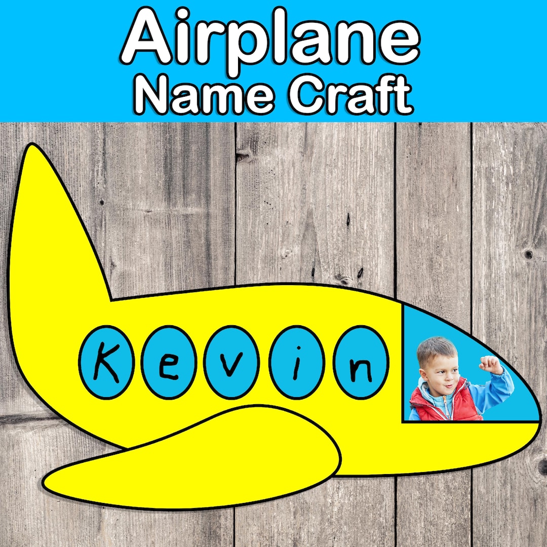 Airplane Name Craft, Flying Into 1st Grade, Transport Craft, Back to ...