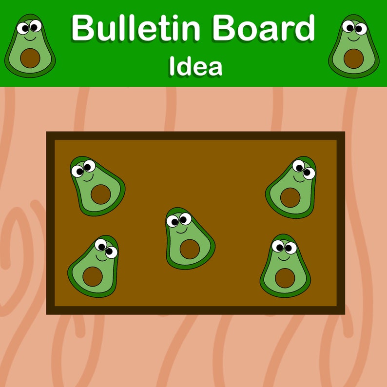 Avocado Craft / Writing Prompts / Bulletin Board / Nutrition / Healthy ...