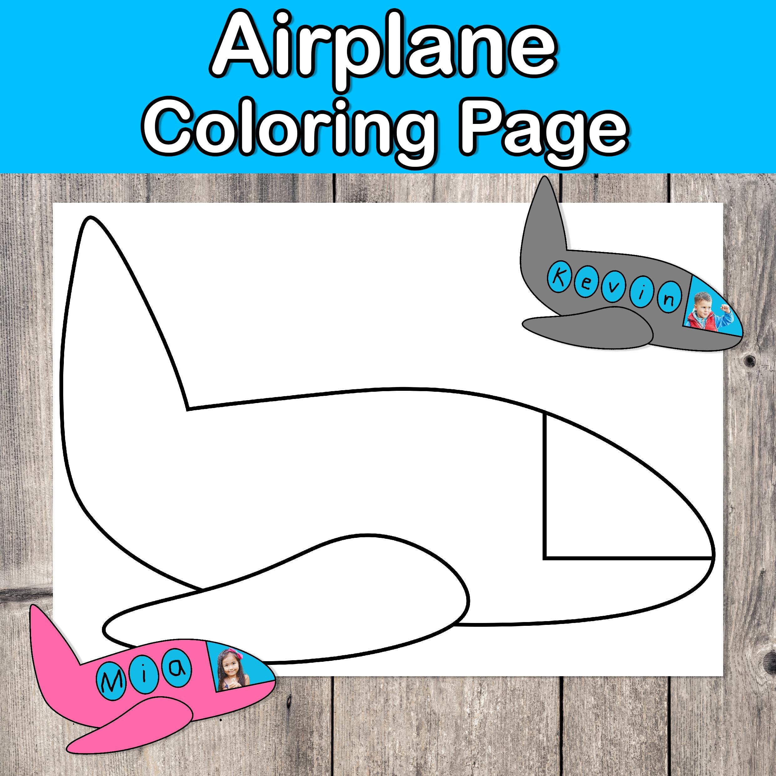 Airplane Name Craft, Flying Into 1st Grade, Transport Craft, Back to ...