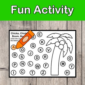 DIGITAL Chicka Chicka Boom Boom Story Companion, Name Craft ...