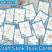 Snowflake Craft Stick Task Cards Winter Fine Motor Skills Christmas ...