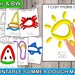 Summer Playdough Mats, Play Dough Fine Motor Skills, Playdough Mats ...