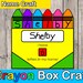 Back to School Craft, Crayon Box Name Craft, Fine Motor Skills ...