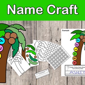 DIGITAL Chicka Chicka Boom Boom Story Companion, Name Craft ...