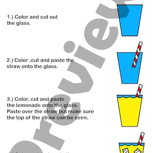 Lemonade Craft / Summer Craft / Writing Activity / End of Year Activity ...