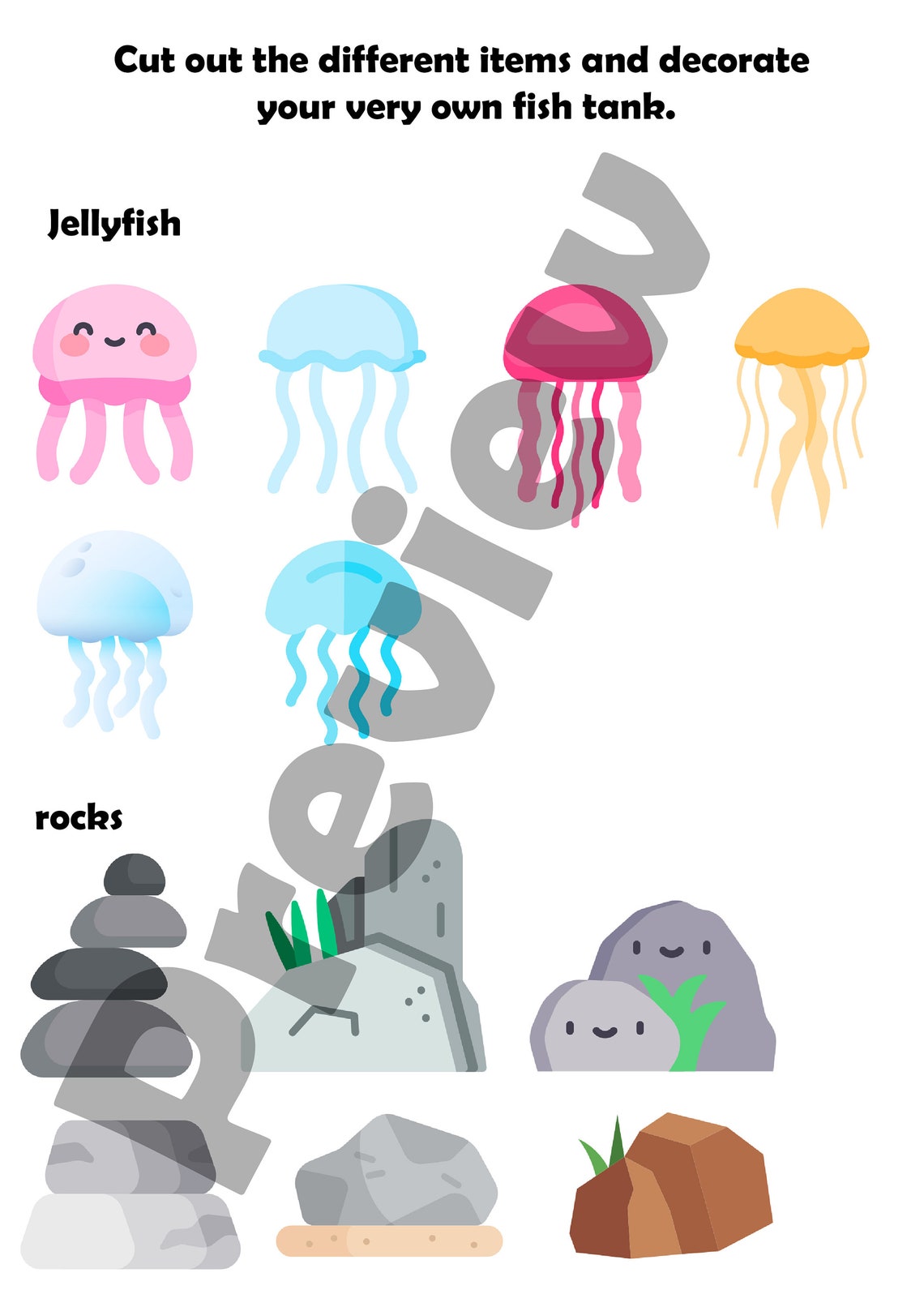 Build a Fish Tank Craft for Kids Kids Activity, Homeschool Art ...