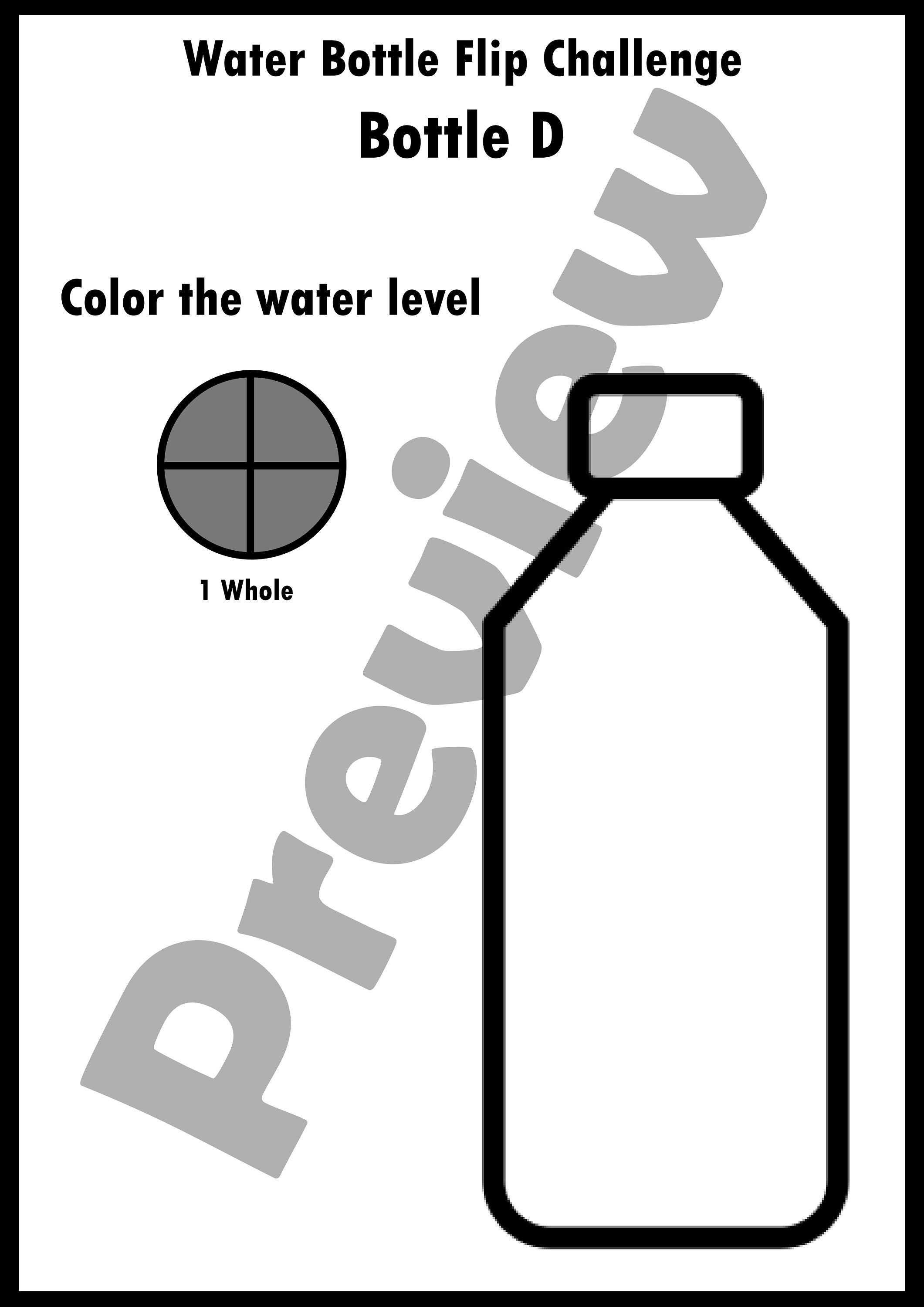 Water Bottle Flip STEM Challenge / End of the Year Activity / Game ...