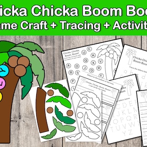 DIGITAL Chicka Chicka Boom Boom Story Companion, Name Craft ...