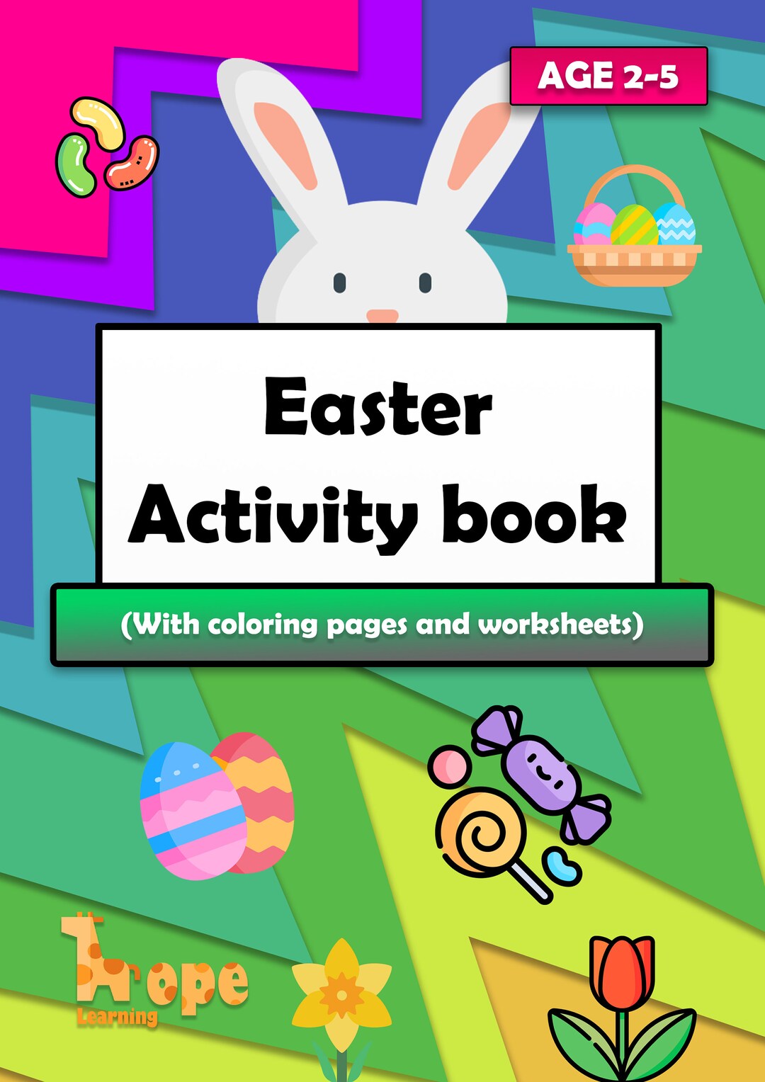 Easter Activity Book for Kids (printable E-book/pdf) - Etsy
