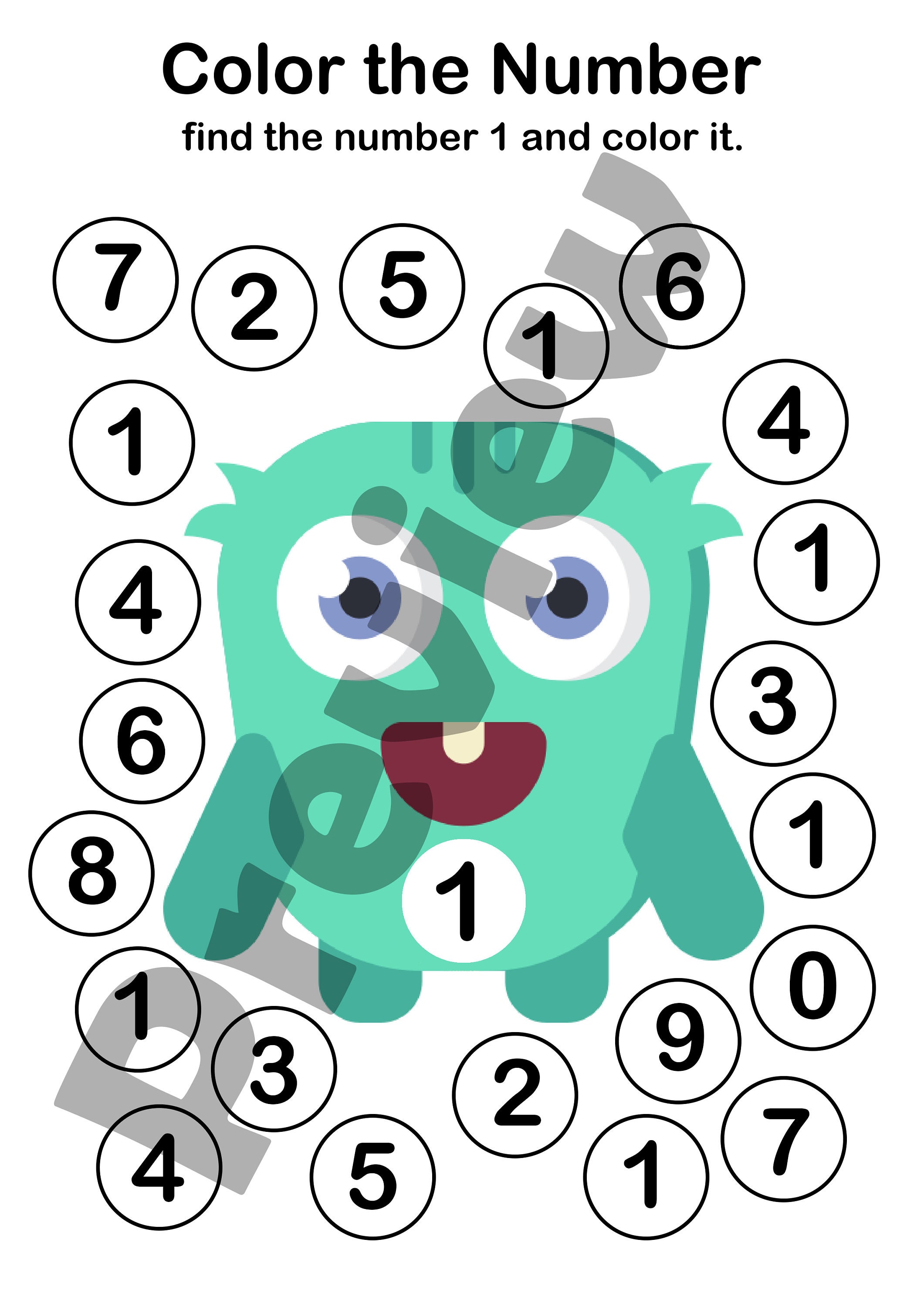 Math Activities for Kindergarten Monster Mathematics Math Homeschool 66 ...