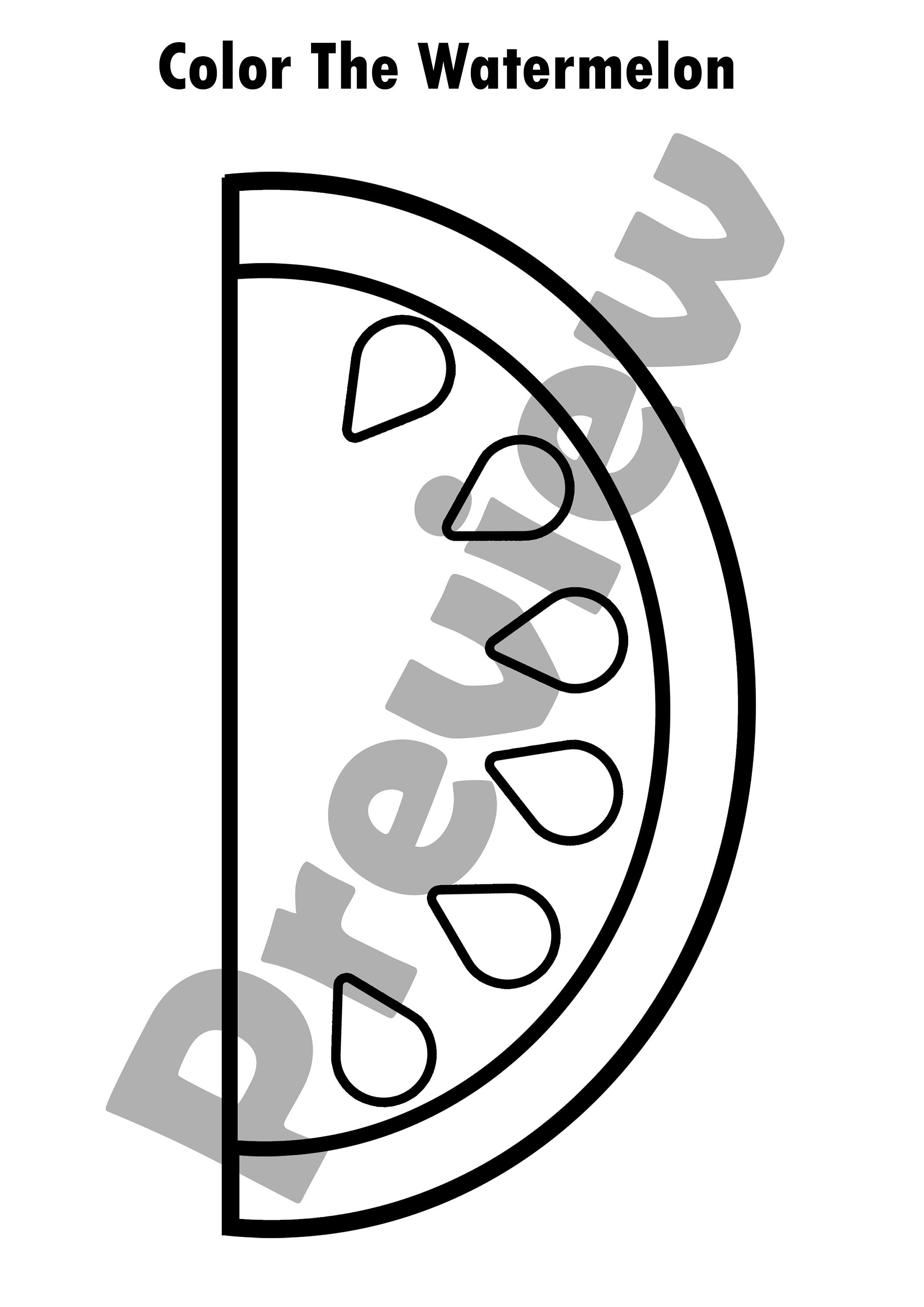 Watermelon Craft / Summer Activity / Last Day of School / End of Year ...