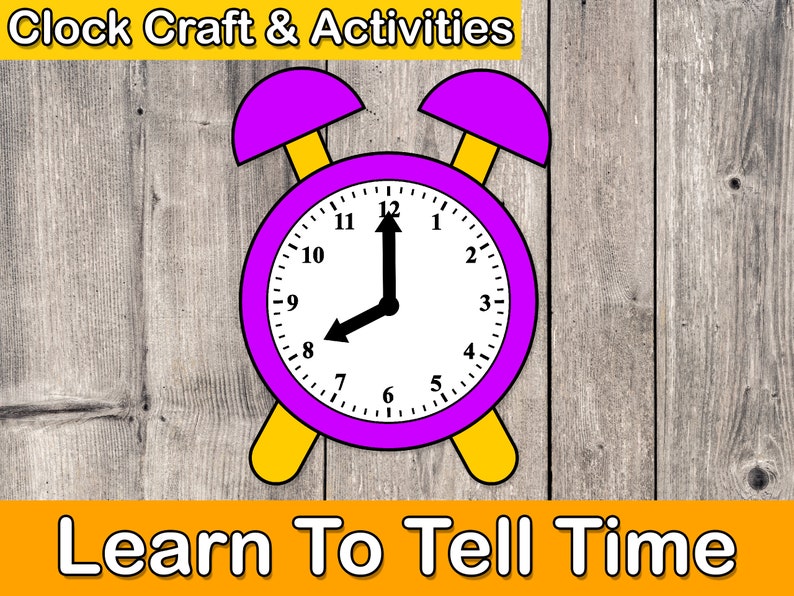 Telling Time, Telling Time to the Hour, Telling Time Practice ...