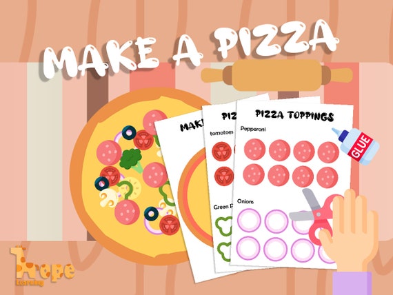 Make a Pizza Craft for Kids | Etsy