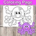 Octopus Craft, Ocean Animal Printables, Homeschool Printables, Summer ...